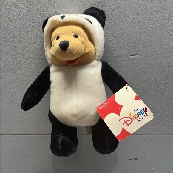 Disney | Toys | Disney Winnie The Pooh Panda Plush Black And White ...